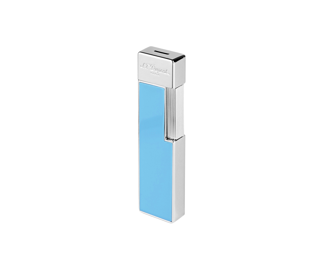 Twiggy Shiny Light Blue Lacquer - Luxury Lighter | S.T. Dupont