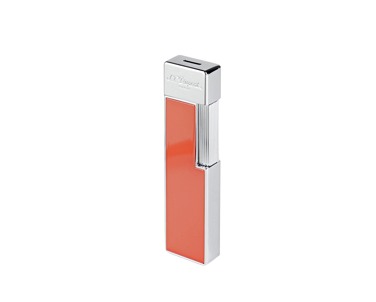 Twiggy Shiny Coral Lacquer - Luxury Lighter | S.T. Dupont