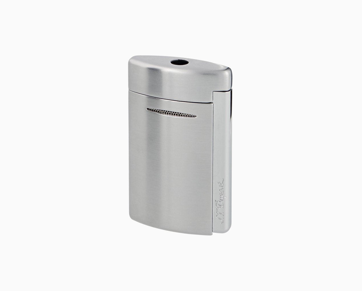 Brushed chrome new Minijet lighter - Luxury Lighter | S.T. Dupont